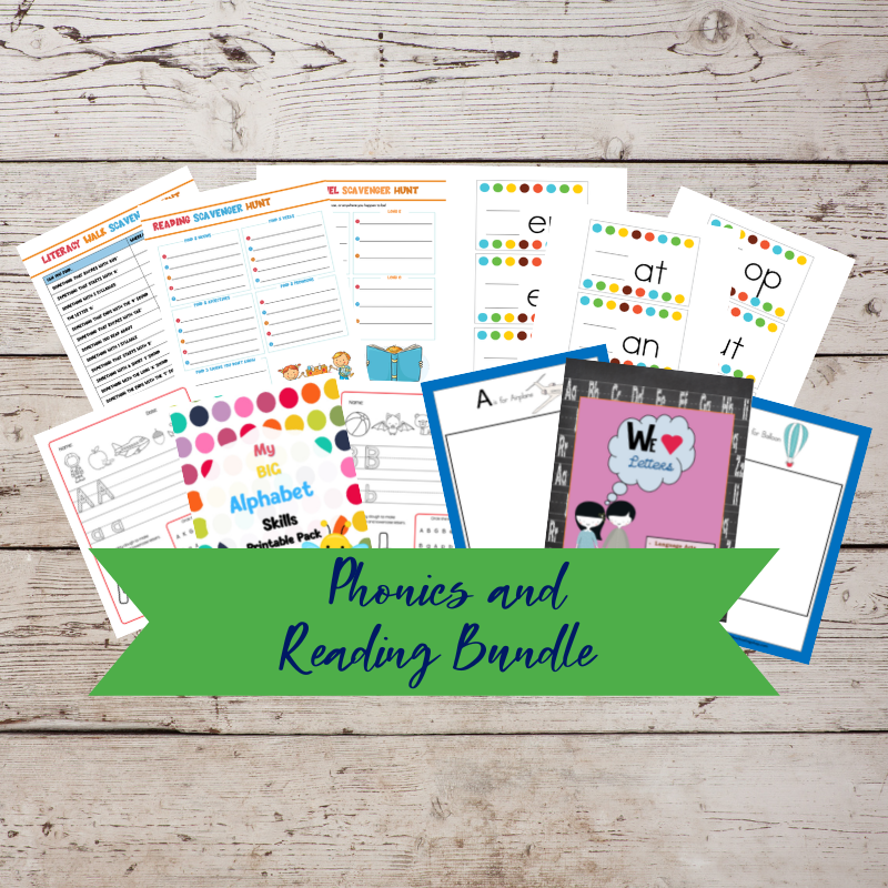 Phonics and Reading Bundle – lifeasalifeschooler
